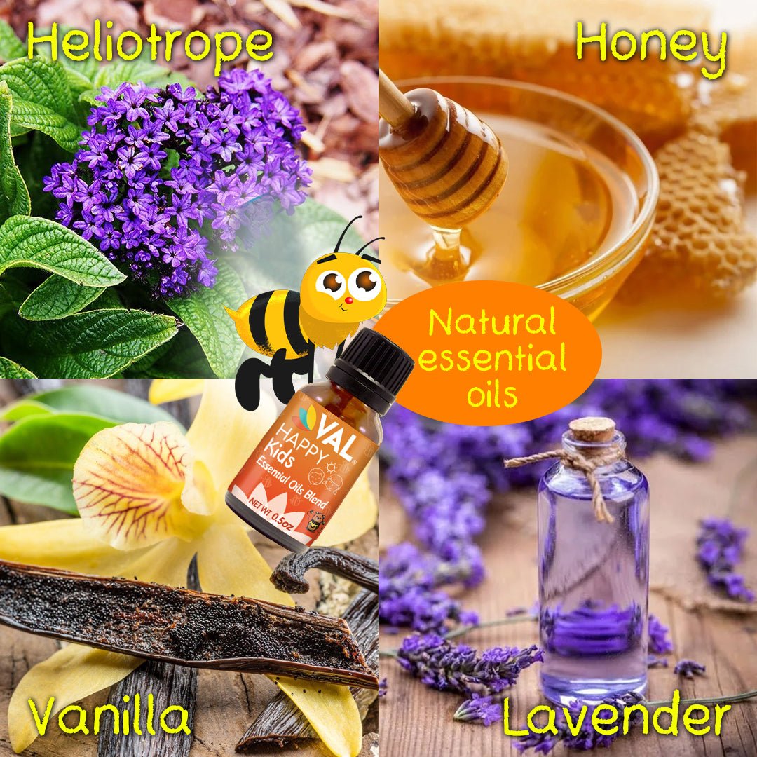 VAL Happy Kids: Calm & Relax Oil Blend, 0.5oz - Kid Safe – Val Supplements