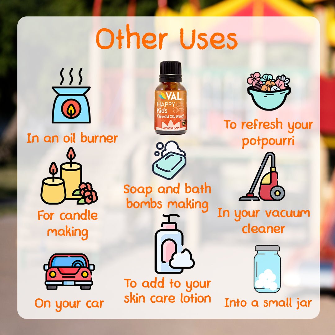 VAL Happy Kids: Calm & Relax Oil Blend, 0.5oz - Kid Safe – Val Supplements