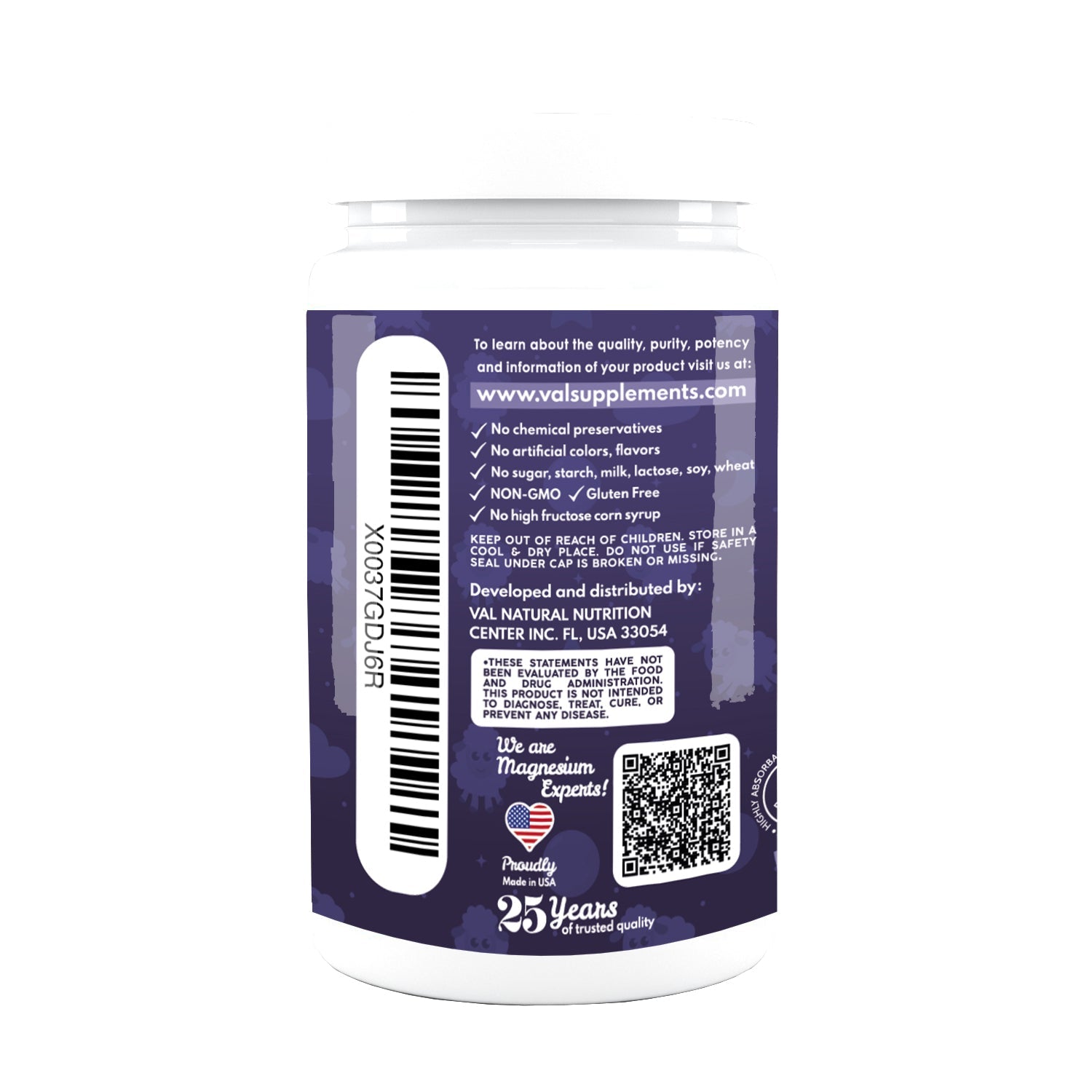 VAL Happy Kids Melatonin plus Magnesium Bedtime Routine Supplement - 60 ...